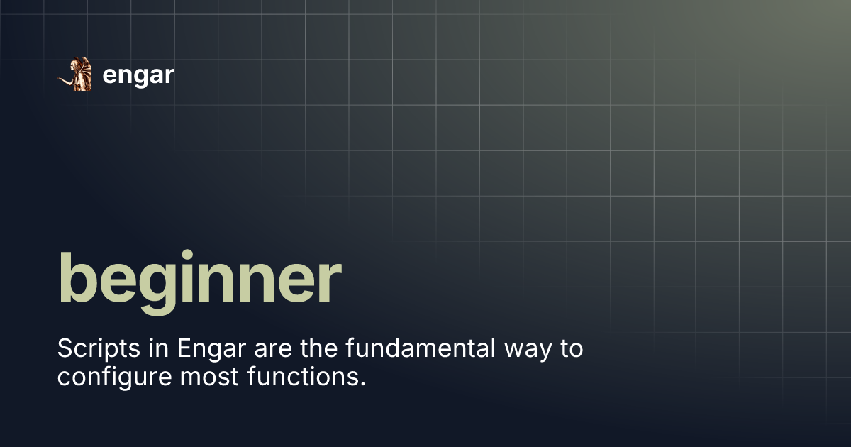 beginner | engar